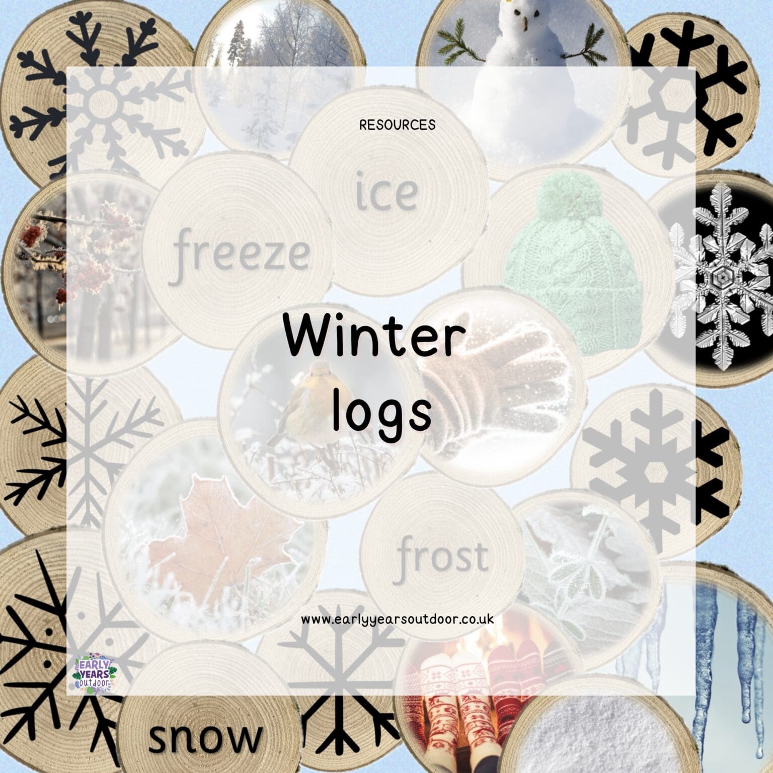 Winter tuff tray ideas, signs and resources - Early Years Outdoor
