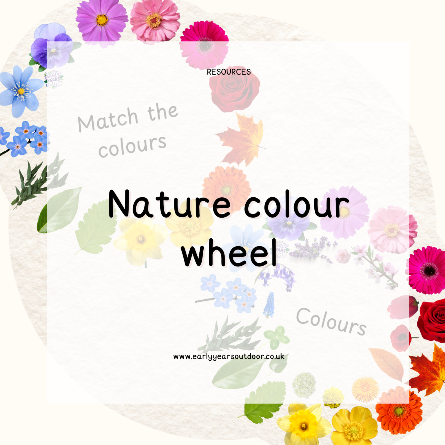 Nature colour wheel - Early Years Outdoor