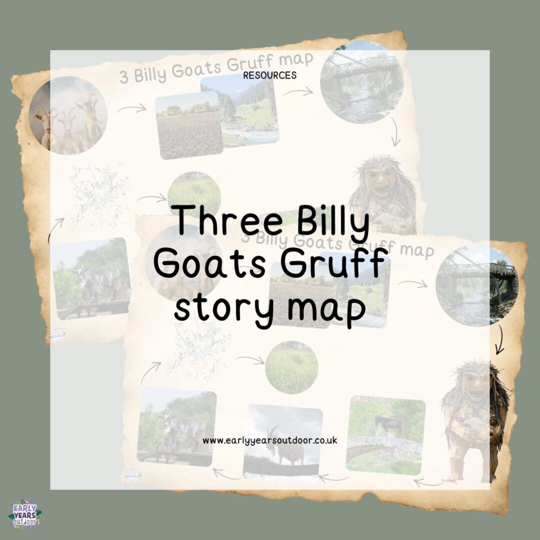 The Three Billy Goats Gruff logs for the Early Years